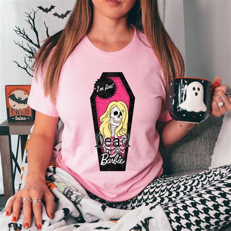 Dead Inside Barbie Dtf Heat Transfer