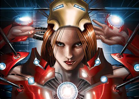 Simak First Look Rescue Armor Pepper Potts