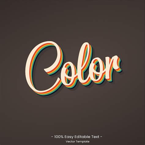 Premium Vector 3d Editable Text Effect Template