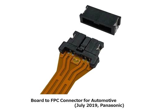 Panasonic Fpc Connector Replaces Harnesses Electronics Weekly