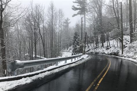 Asheville Receives Dusting Of Snow City Offices Open The City Of