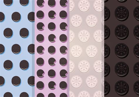 Vector Oreo Patterns 104370 Vector Art At Vecteezy