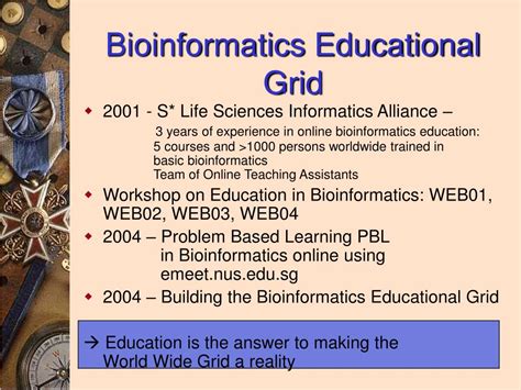 Ppt Workflow Systems In Bioinformatics And The Bioinformatics