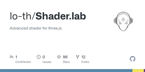 GitHub Lo Th Shader Lab Advanced Shader For Three Js