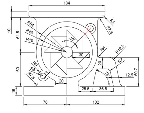 [solved] how to draw the figure in autocad please send the dwg file