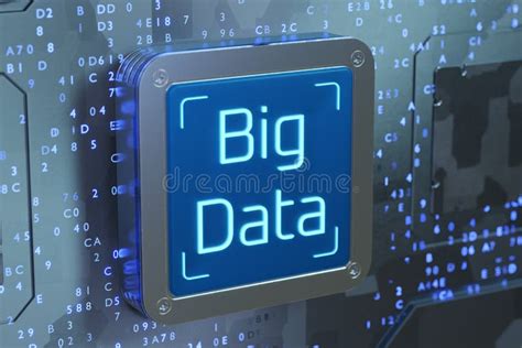 Big Data Connection Complex Data Array Visual Concept Big Data Visualization Stock