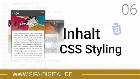 Responsive Webdesign Inhalt CSS Styling 06 4K SIFA Digital YouTube