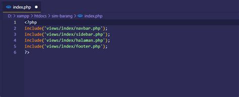 Menerapkan Managemen Folder Di Php Native Dengan Template Admin