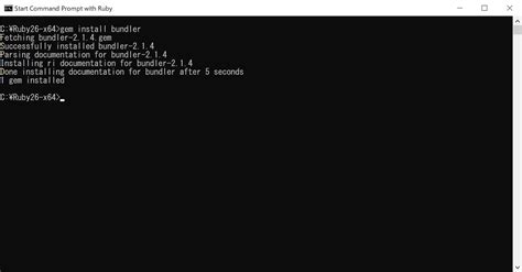 Ruby On Railsbundler