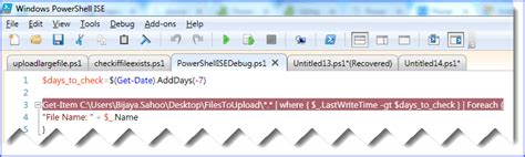 Windows PowerShell ISE Tutorial SPGuides