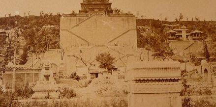 老照片1870年时破败不堪的颐和园清漪园