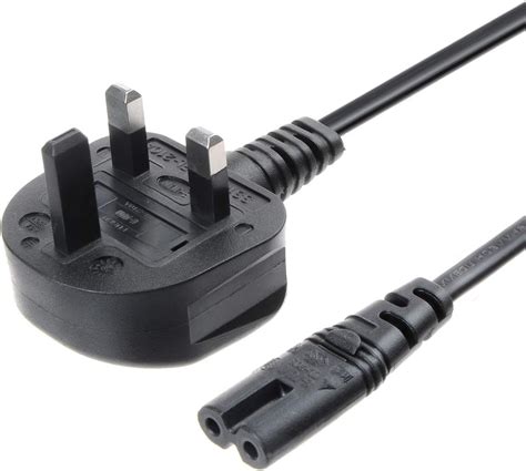 Amazon Com Cable Leader Ft AWG England Notebook Power Cord With A Fuse IEC C To