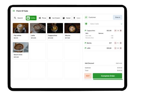 Pos Software For Cafe And Coffee Shop Slant