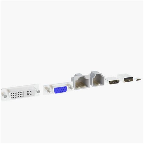 Computer Ports Sockets 3d Model Turbosquid 1760143