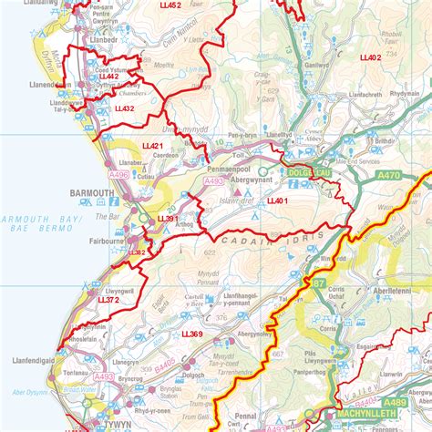 Postcode Sector Map S9 North Wales Geopdf Xyz Maps