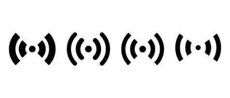 Wifi無線ベクトルアイコンセットインターネット接続無線lan信号記号ベクトルイラスト Eps10 つながりのベクターアート素材や画像を