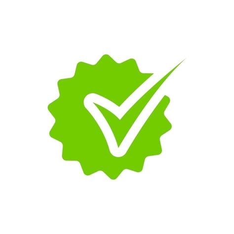 Marca De Verificación Tick Vector Premium