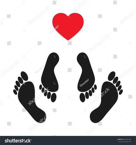 Vector Illustration Sex Icon Foot Prints 库存矢量图（免版税）784621897 Shutterstock