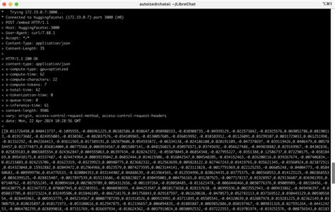 local embeddings with hugging face text embedding inference autoize
