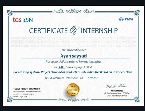 Ayan Shakil Sayyad On Linkedin Digitallearning Internshipcompletion