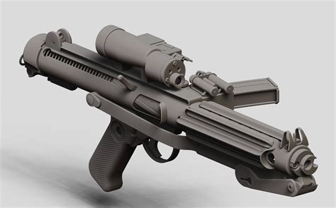 Artstation Anh Star Wars E 11 Blaster Rifle A New Hope Version High