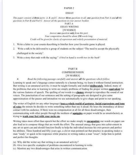 2023 Bece Likely English Language Questions And Answers