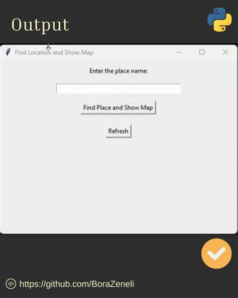Bora Zeneli On Linkedin 🚀 Python Map App With Tkinter Geopy And