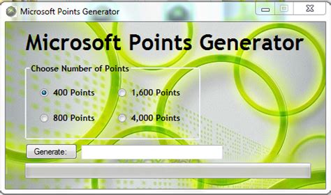 Free Microsoft Point Generator Ranggov
