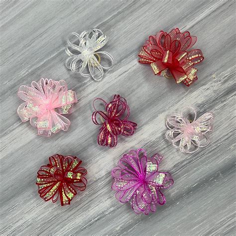 Valentine Pixie And Puff Collection 24 Medium Bows Bardel Bows