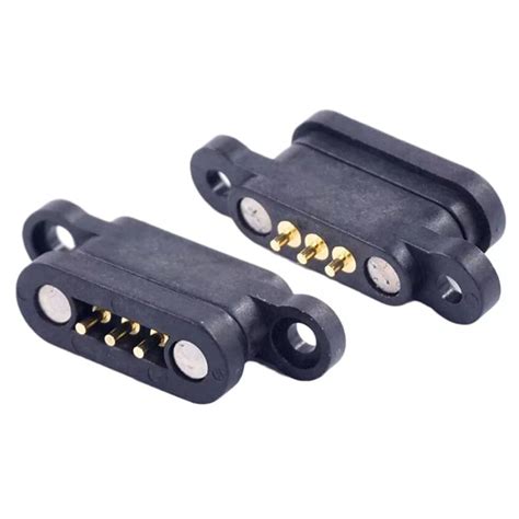 Buy Quata 5 Pairs Spring Loaded Magnetic Pogo Pin Connector 3 Positions