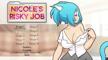 Nicole Risky Job Hentai Game PornPlay Ep Fondling Tits To Attract More Customers XVIDEOS
