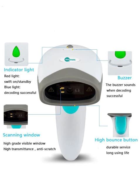 식료품 점 유선 핸드 헬드 Qr 코드 스캐너 Usb 유선 1d 2d 바코드 스캐너 플러그 앤 플레이