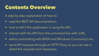Automating And Testing A REST API PPT
