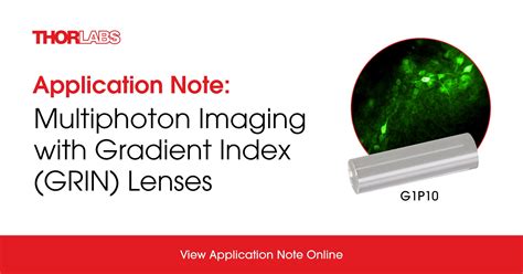 Thorlabs On Twitter Combining Gradient Index Grin Lenses With