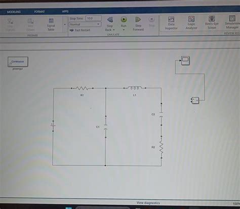 This Circuit We Made On Matlab Requires Mathematical