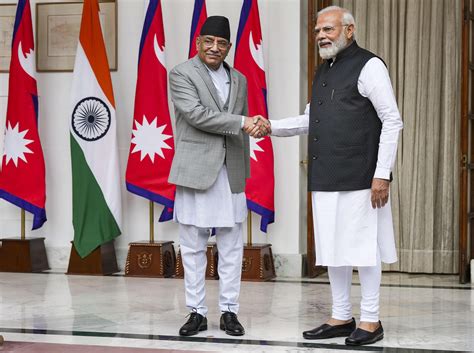 Nepal Pm Pushpa Kamal Dahals Visit To India Strengthens Age Old Bonds