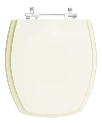 Asiento de inodoro acrílico beige Thema para inodoro Incepa MercadoLibre