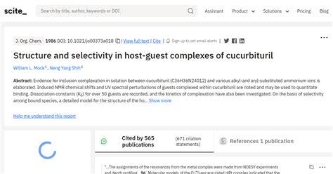 Structure And Selectivity In Host Guest Complexes Of Cucurbituril