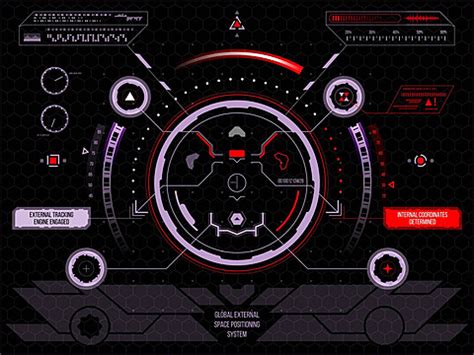 Futuristic User Interface Hud Vector Ship Electronic Vector Vector