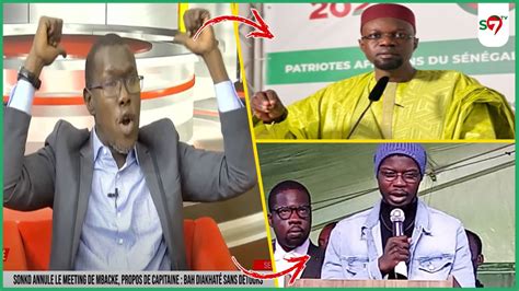 Vidéo Bah Diakhaté charge Sonko Capitaine le fils de Serigne Moustapha Domou Kilifa Warna