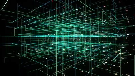 Digital Transformation Code And Cyber Network Pattern Of Light Global And Networking Database