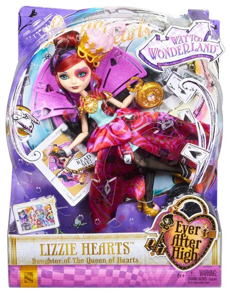Ever After High Way Too Wonderland Lizzie Hearts Doll Ever After