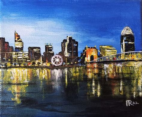 Tiny Cincinnati Skyline