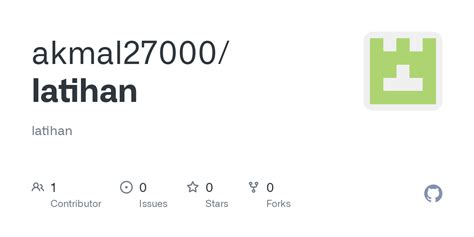 GitHub Akmal27000 Latihan Latihan