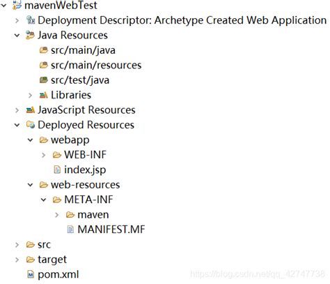 web项目，maven项目，springboot项目对比 传统web项目目录与maven springboot 项目 目录对应 csdn博客