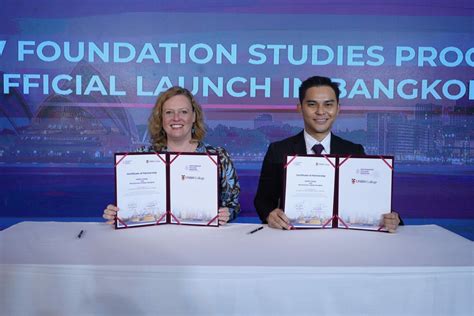Westminster College Bangkok Partnership With Unsw College