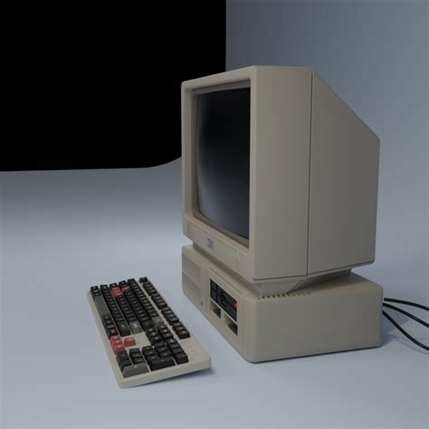 IBM Retro PC D TurboSquid