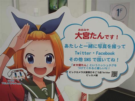 「大宮たん」に会いに行こう！ビックカメラ大宮西口そごう店