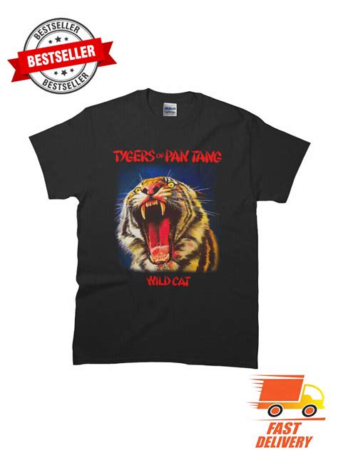 Tygers Of Pan Tang Wild Cat Classic Old School Heavy Met T Shirt Size