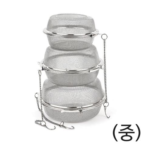 스텐 실용적인 N6163b96298 멸치 육수 다시통 다시망 중형 X2개 주방 거름망 홈플러스 택배배송